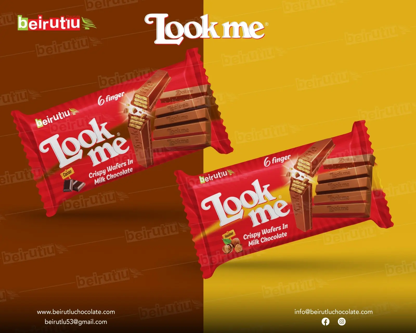 LOOKME CRISPY WAFER IN MILK CHOCOLATE – Beriutlu Chocolate